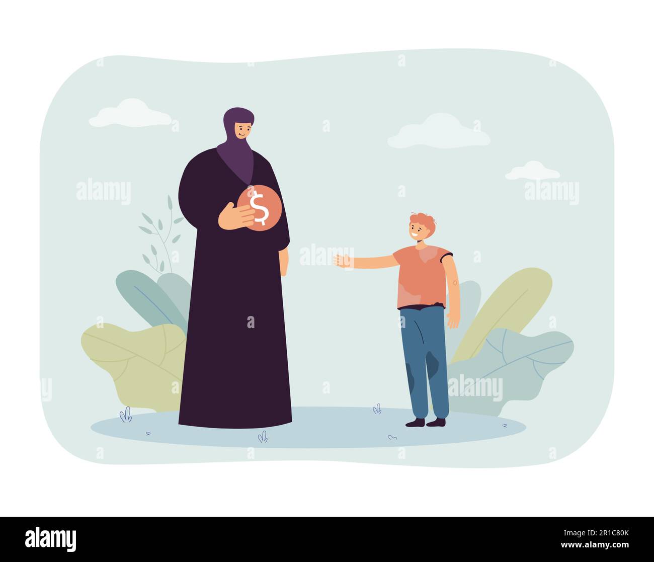 Muslim boy cartoon traditional Stock Vector Images - Alamy
