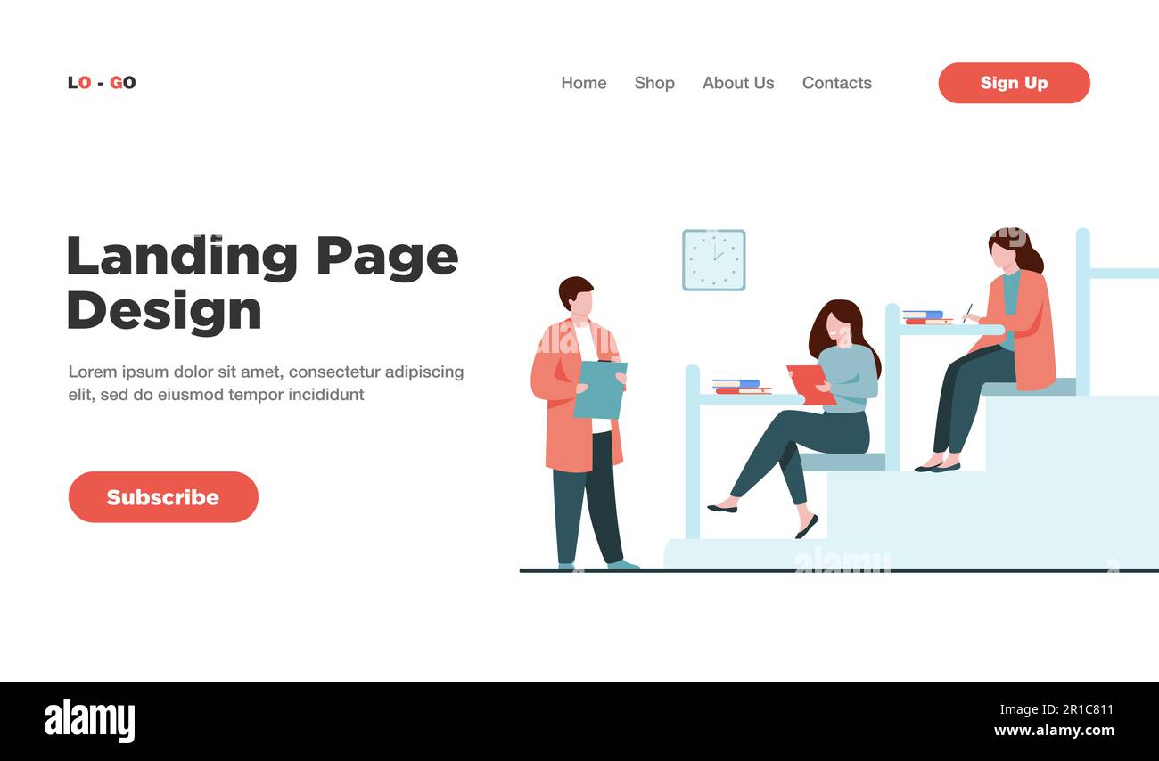 Students listening classroom Cut Out Stock Images & Pictures - Alamy