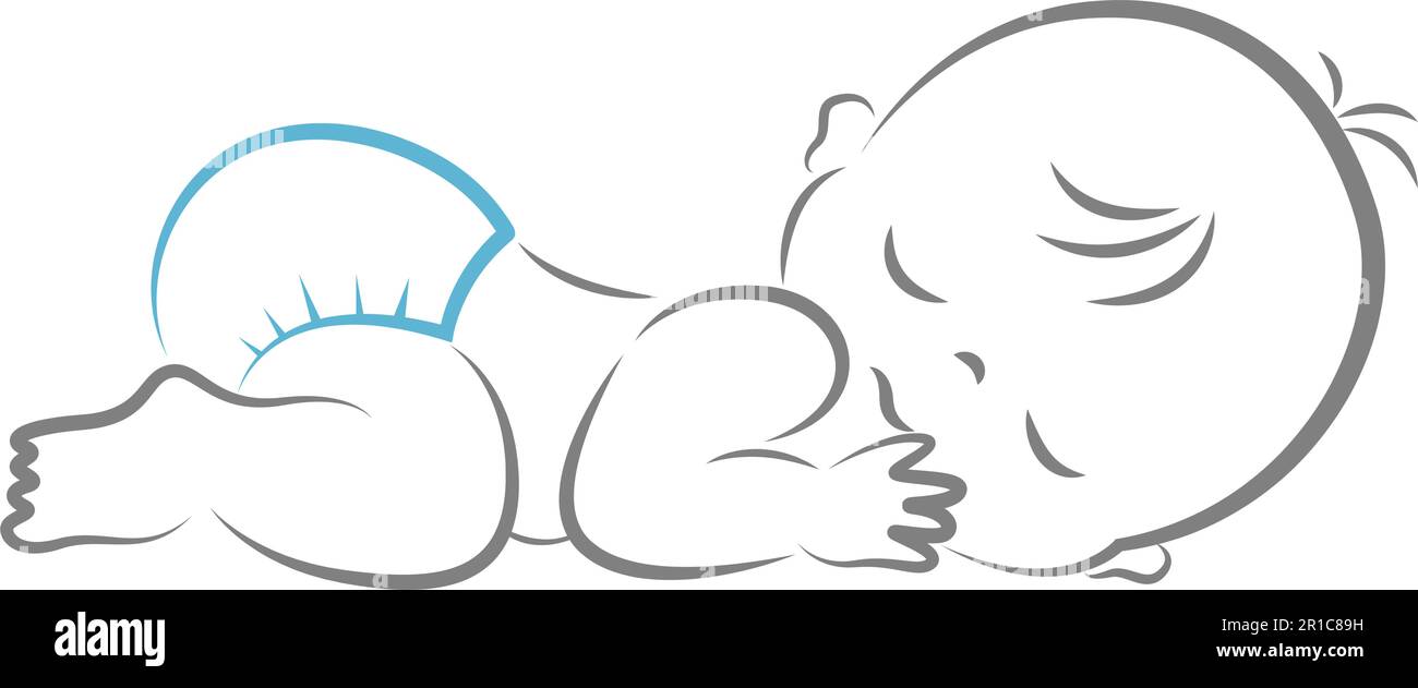 Baby Diapers Drawing