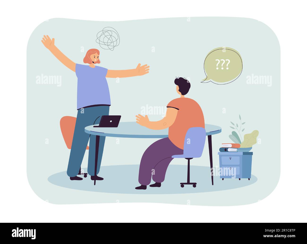 Swearing cartoon hi-res stock photography and images - Alamy