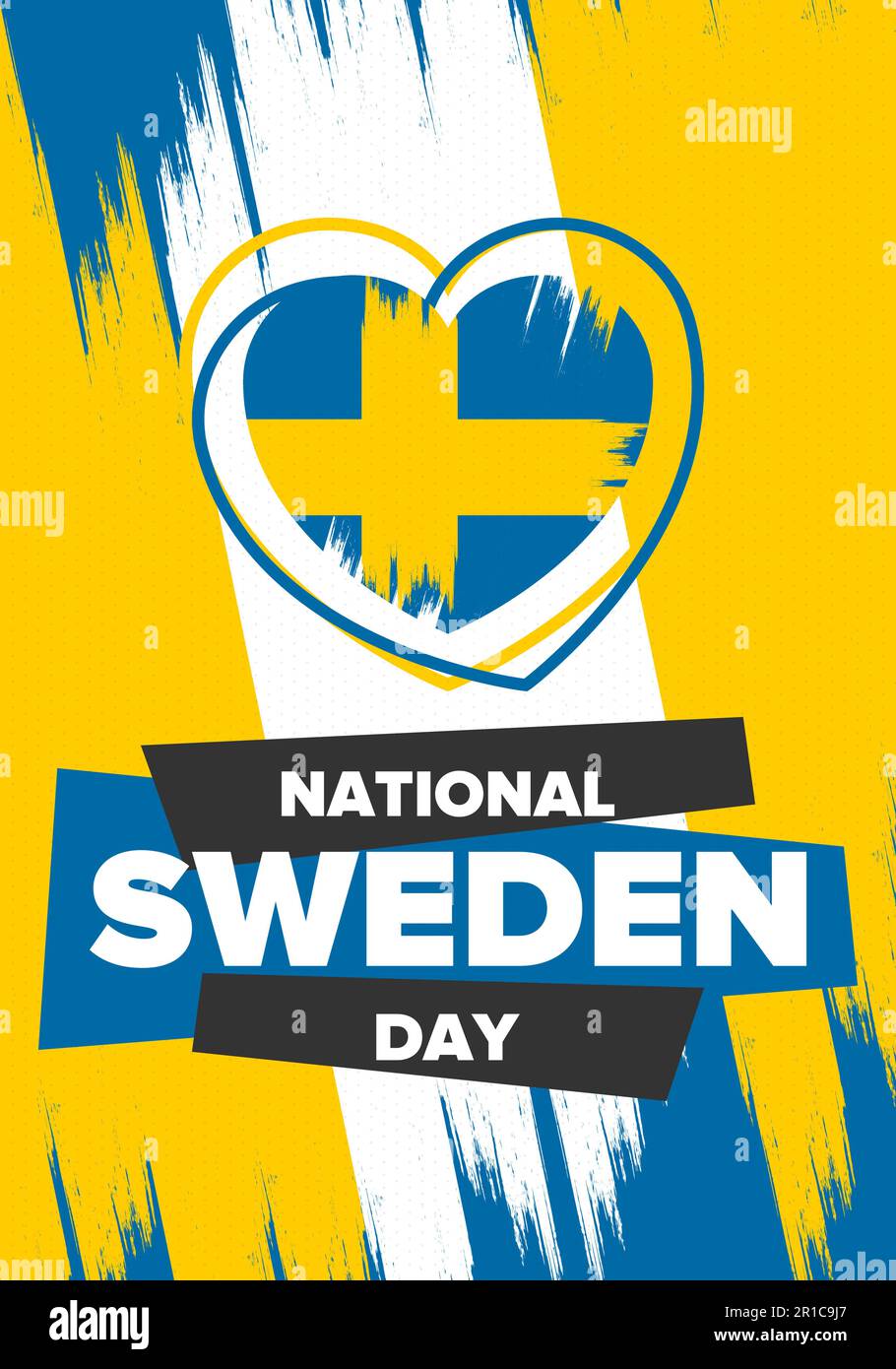 Sweden National Day. Celebrated on June 6 in Sweden. Happy national ...