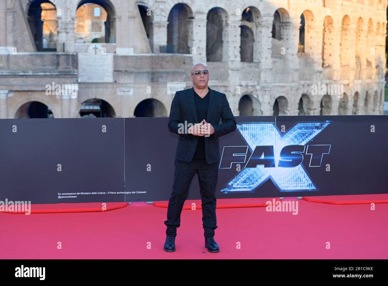 Rome, Italy. 12th May, 2023. Vin Diesel attends at the red carpet of ...