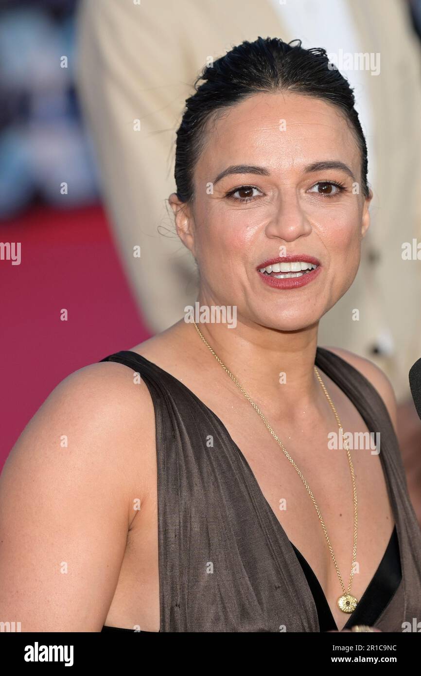 Rome, Italy. 12th May, 2023. Michelle Rodriguez attends at the red ...