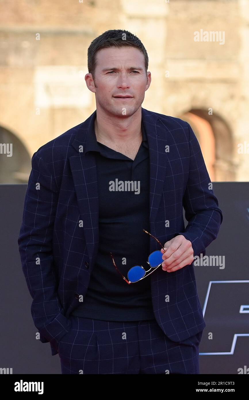 Rome, Italy. 12th May, 2023. Scott Eastwood attends at the red carpet ...