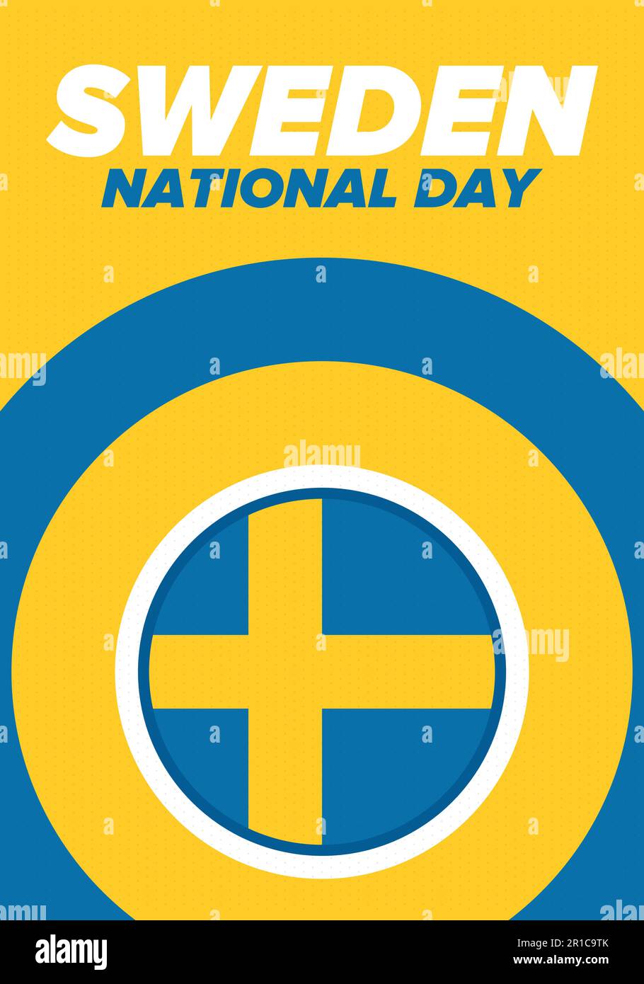 Sweden National Day. Celebrated on June 6 in Sweden. Happy national ...