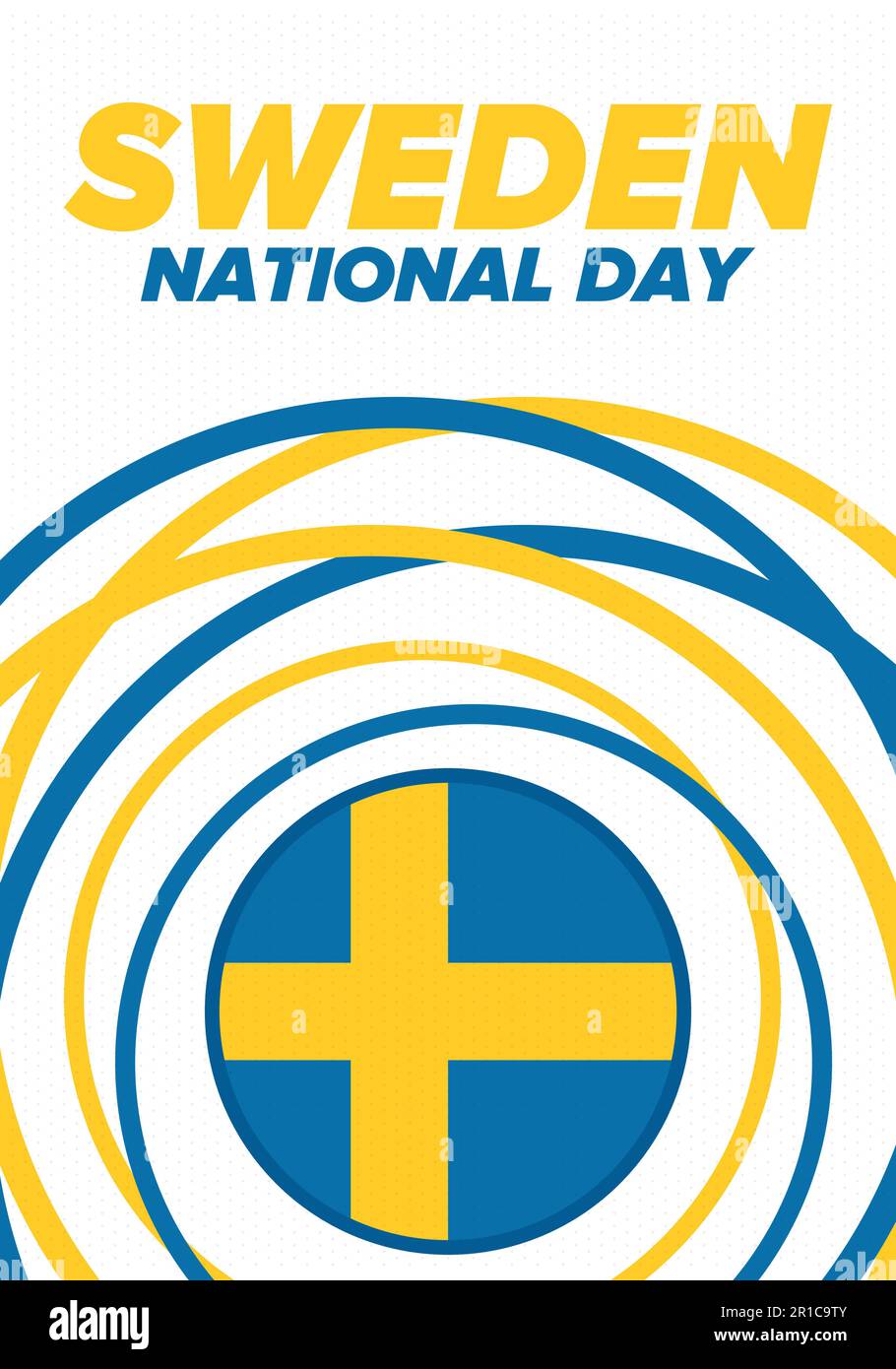 Sweden national day art Stock Vector Images - Alamy
