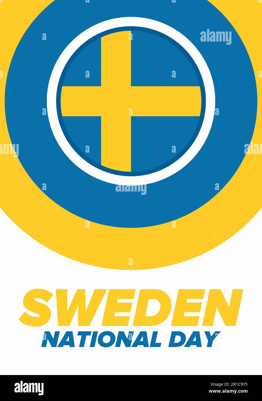 Sweden National Day. Celebrated on June 6 in Sweden. Happy national ...