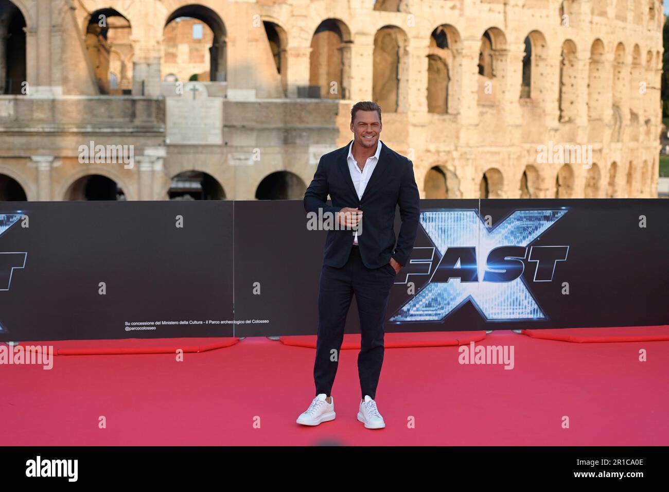 Rome, Italy. 12th May, 2023. Alan Ritchson attends at the red carpet of ...