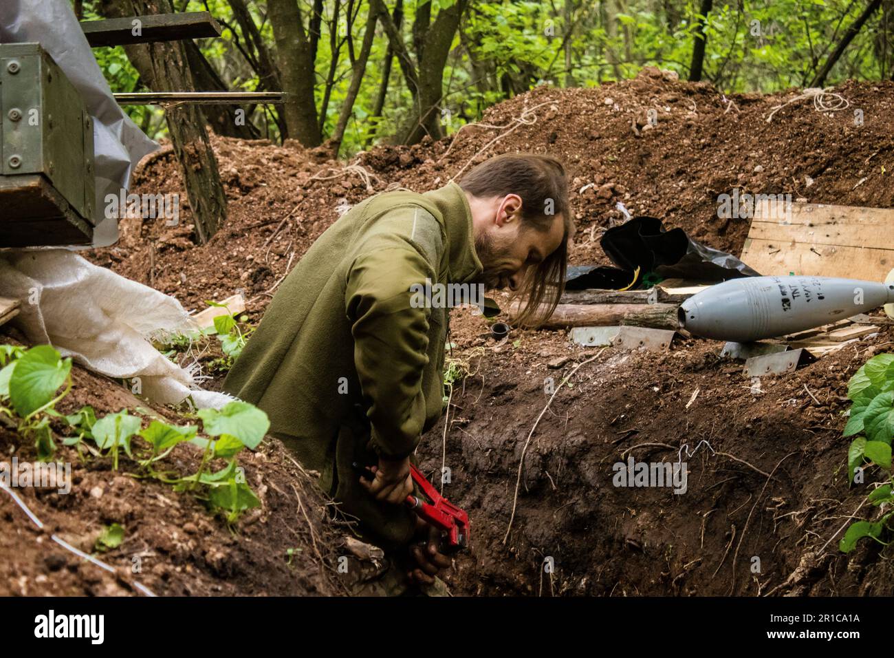 Russian tank destroyed on forest hi-res stock photography and images ...