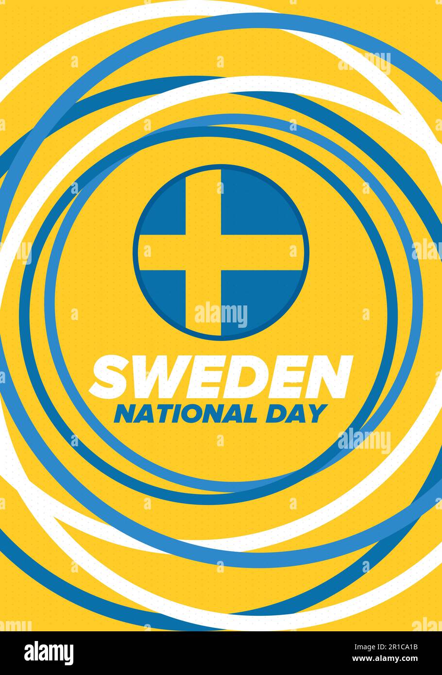 Sweden National Day. Celebrated on June 6 in Sweden. Happy national ...
