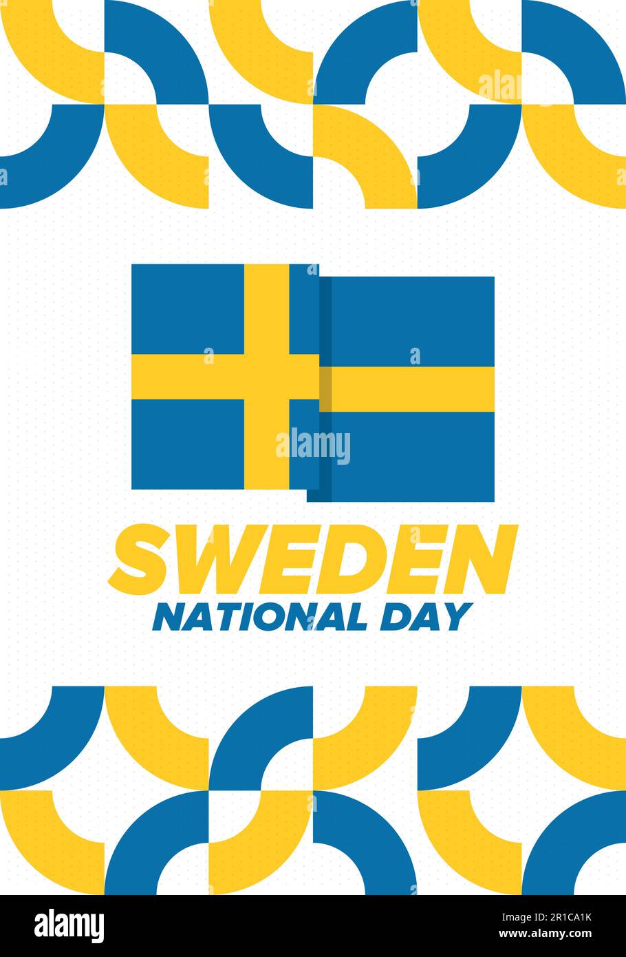 Sweden National Day. Celebrated on June 6 in Sweden. Happy national ...