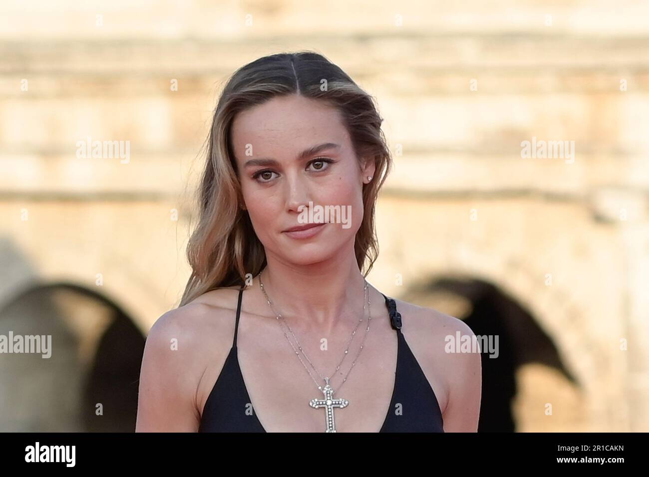 Rome, Italy. 12th May, 2023. Brie Larson attends at the red carpet of ...