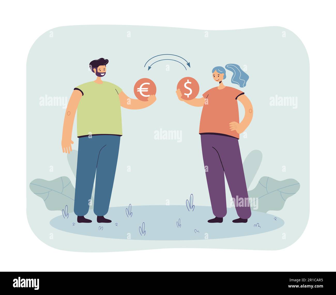 Euro coin cartoon character Stock Vector Images - Alamy