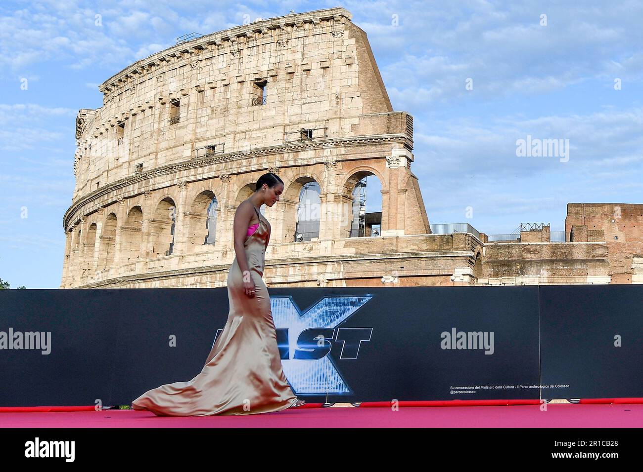 Actress Nathalie Emmanuel attends the 'Fast X' film premiere, the tenth ...