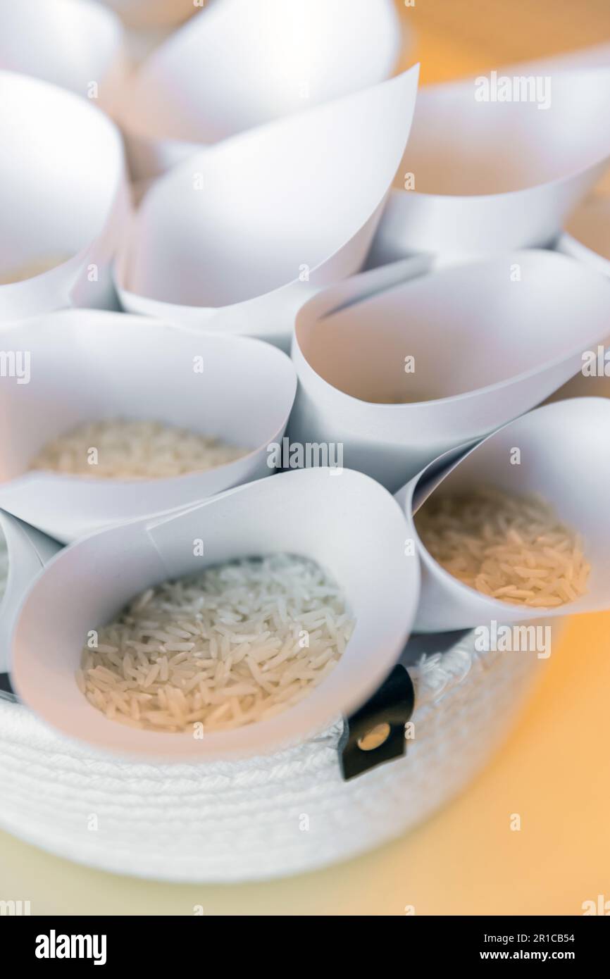 Rice bouquet for wedding. Holiday. Party. Events Stock Photo - Alamy