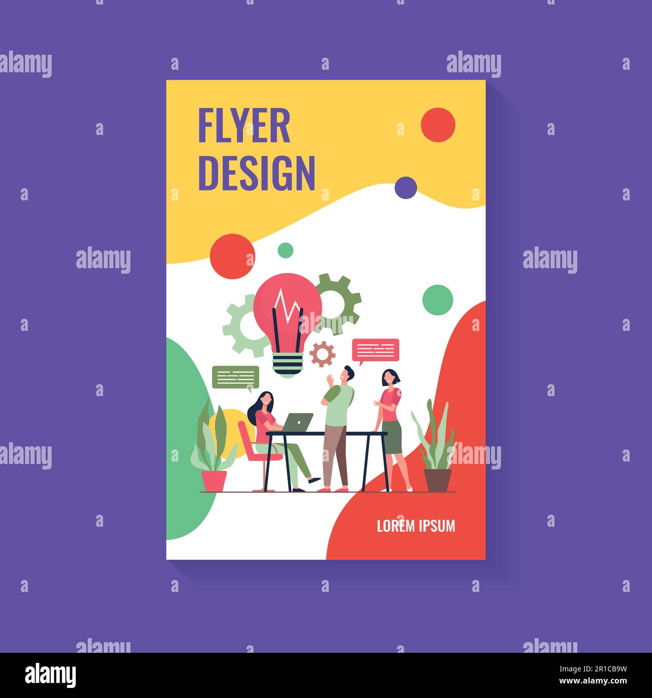 Sharing thoughts and ideas Stock Vector Images - Alamy