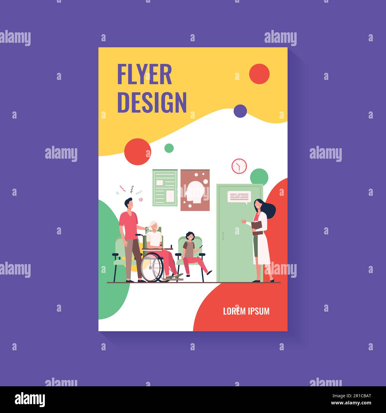 Hospital patients corridor Stock Vector Images - Alamy