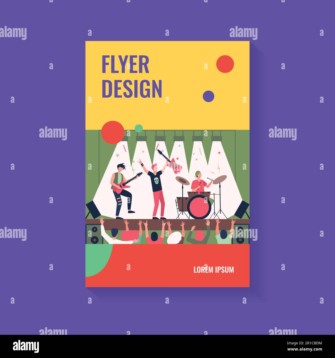 Rock band Stock Vector Images - Alamy