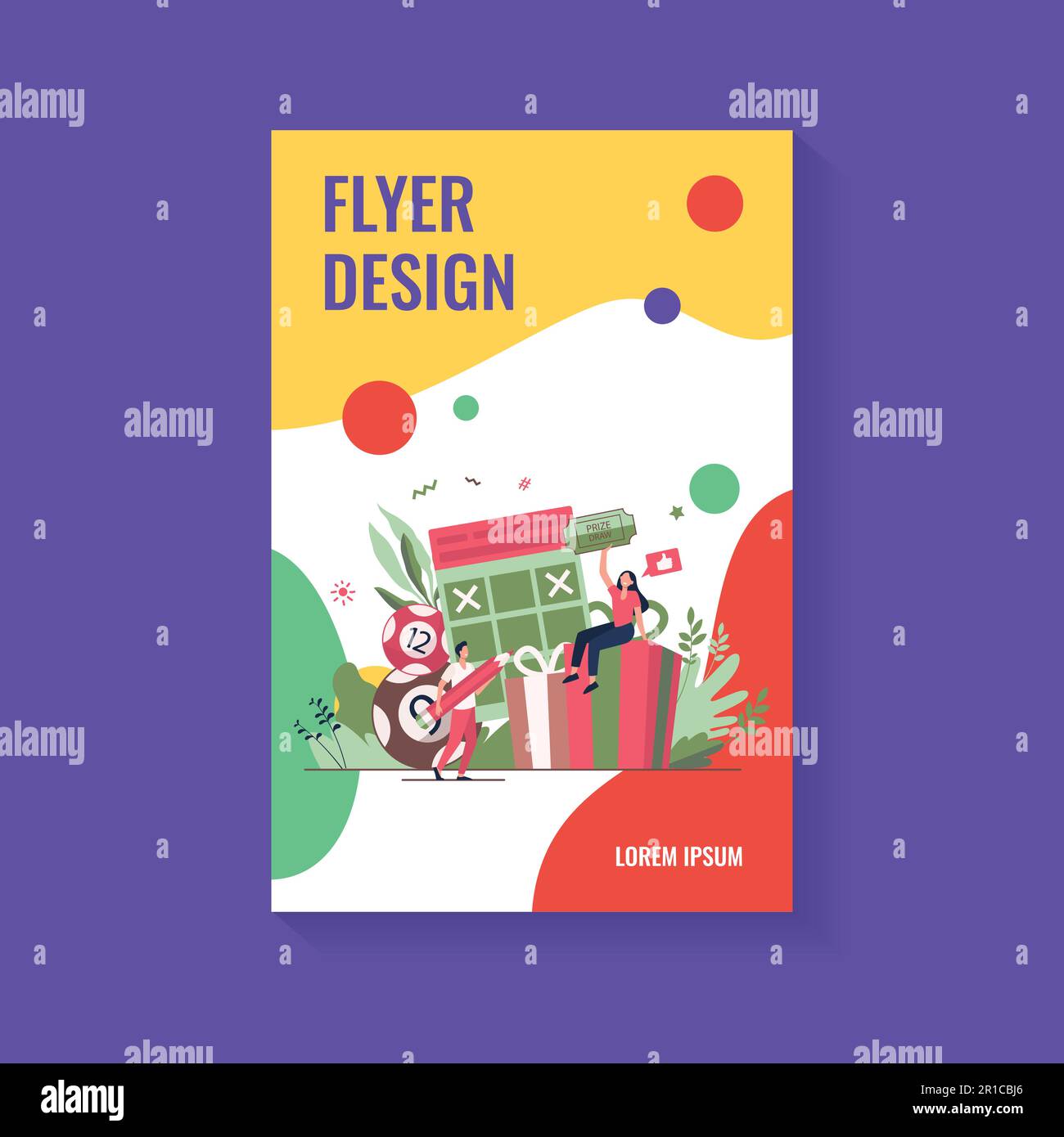 Prize draw concept Stock Vector Image & Art - Alamy