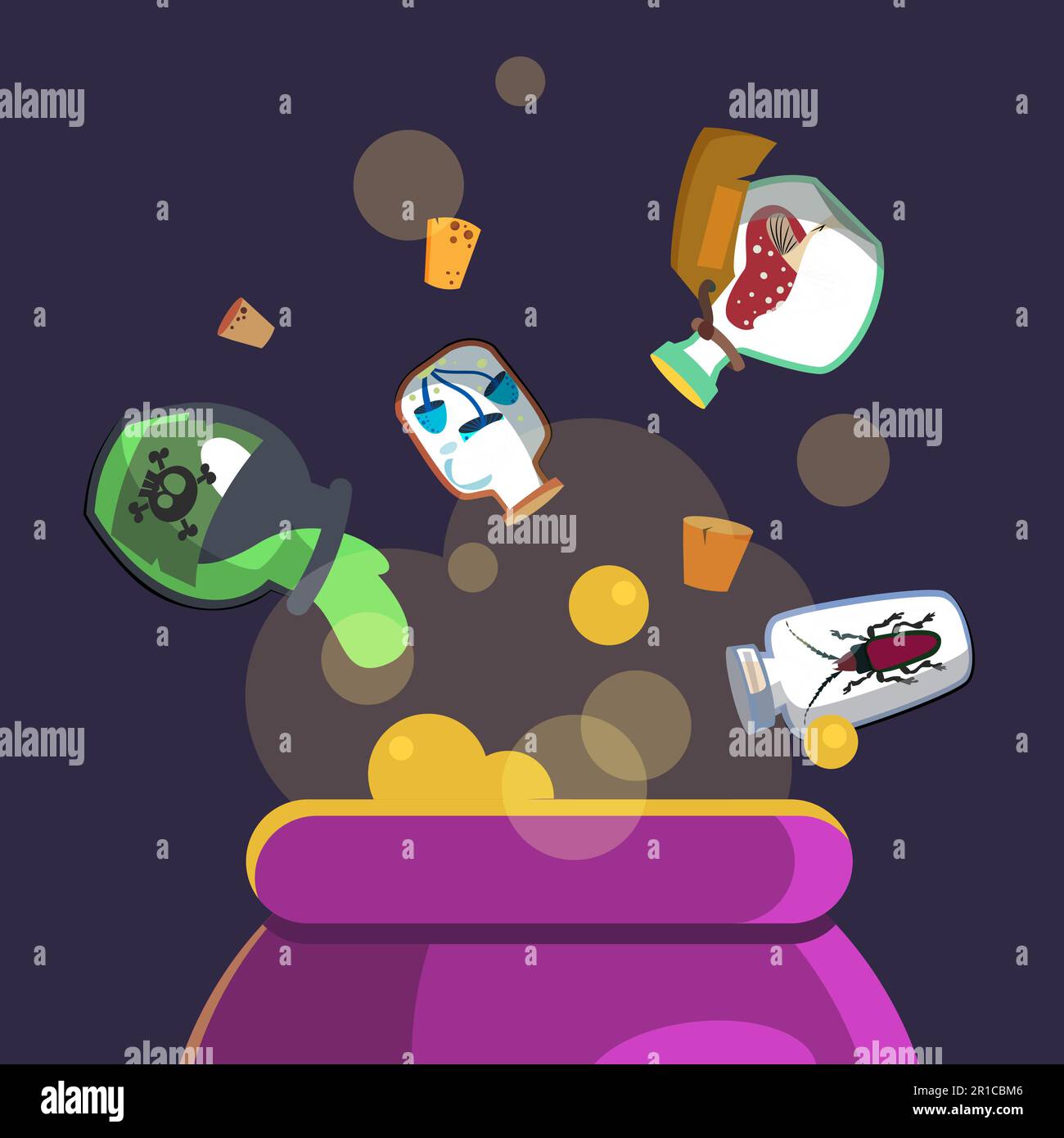 Cauldron ingredients hi-res stock photography and images - Alamy