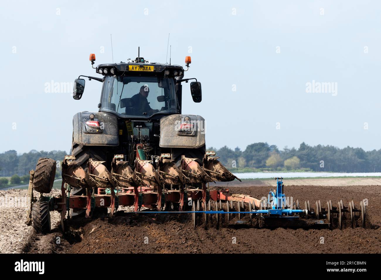 Ploughing Sutton Suffolk UK Stock Photo - Alamy