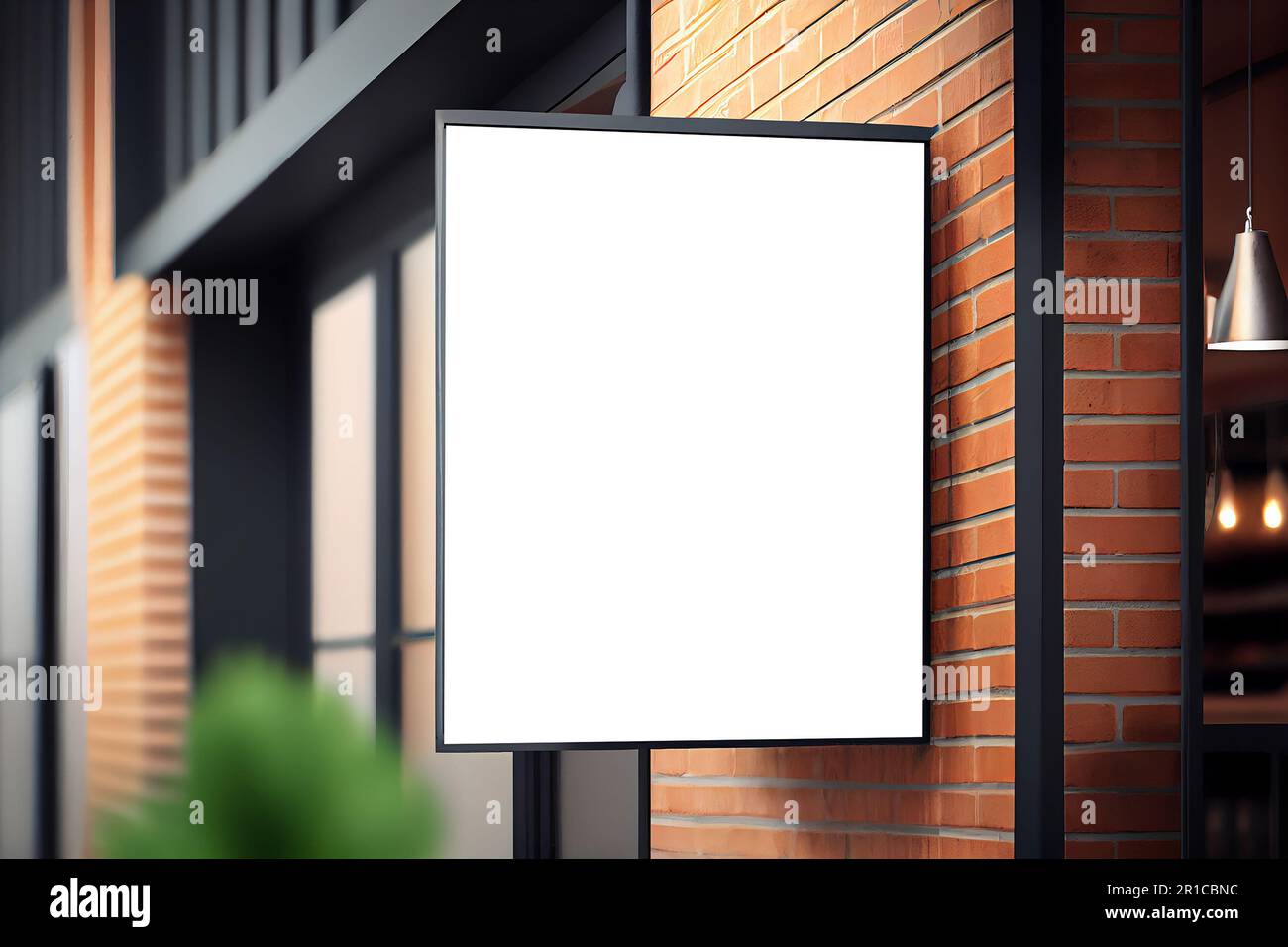 Outdoor store banner signage mockup - signboard for shop, store ...