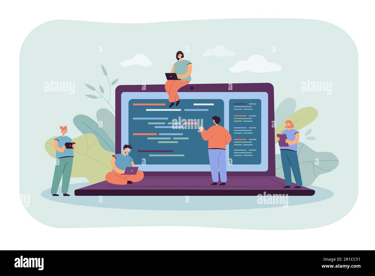 Coders Stock Vector Images - Alamy