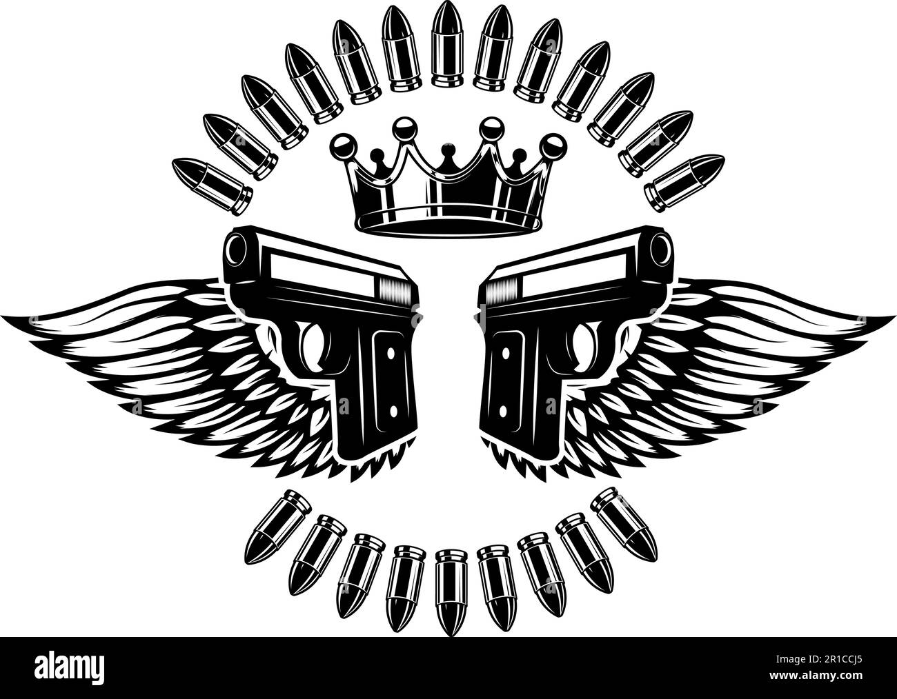 Revolver wing black hi-res stock photography and images - Alamy