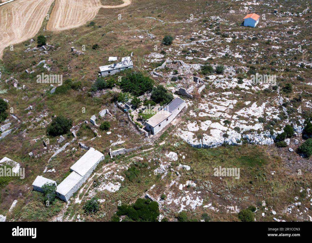 Fasli an abandoned Turkish Cypriot village on the Akamas peninsula ...
