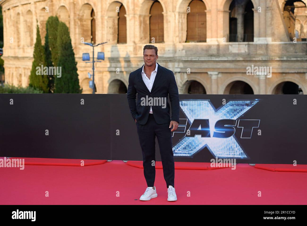Rome, Italy. 12th May, 2023. Alan Ritchson attends at the red carpet of ...