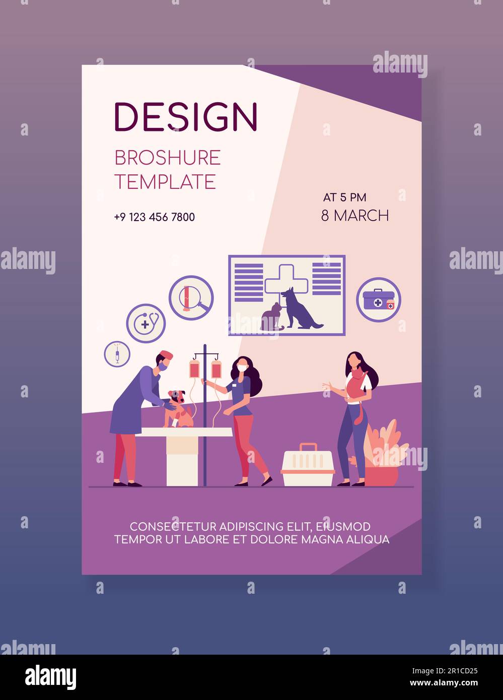 Cats office Stock Vector Images - Alamy