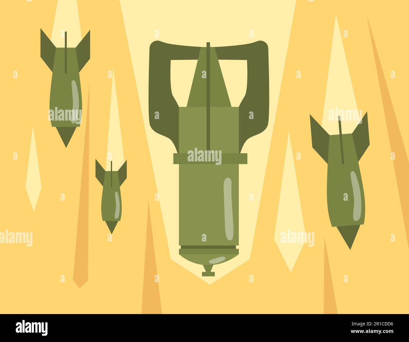 Cartoon falling bomb hi-res stock photography and images - Alamy