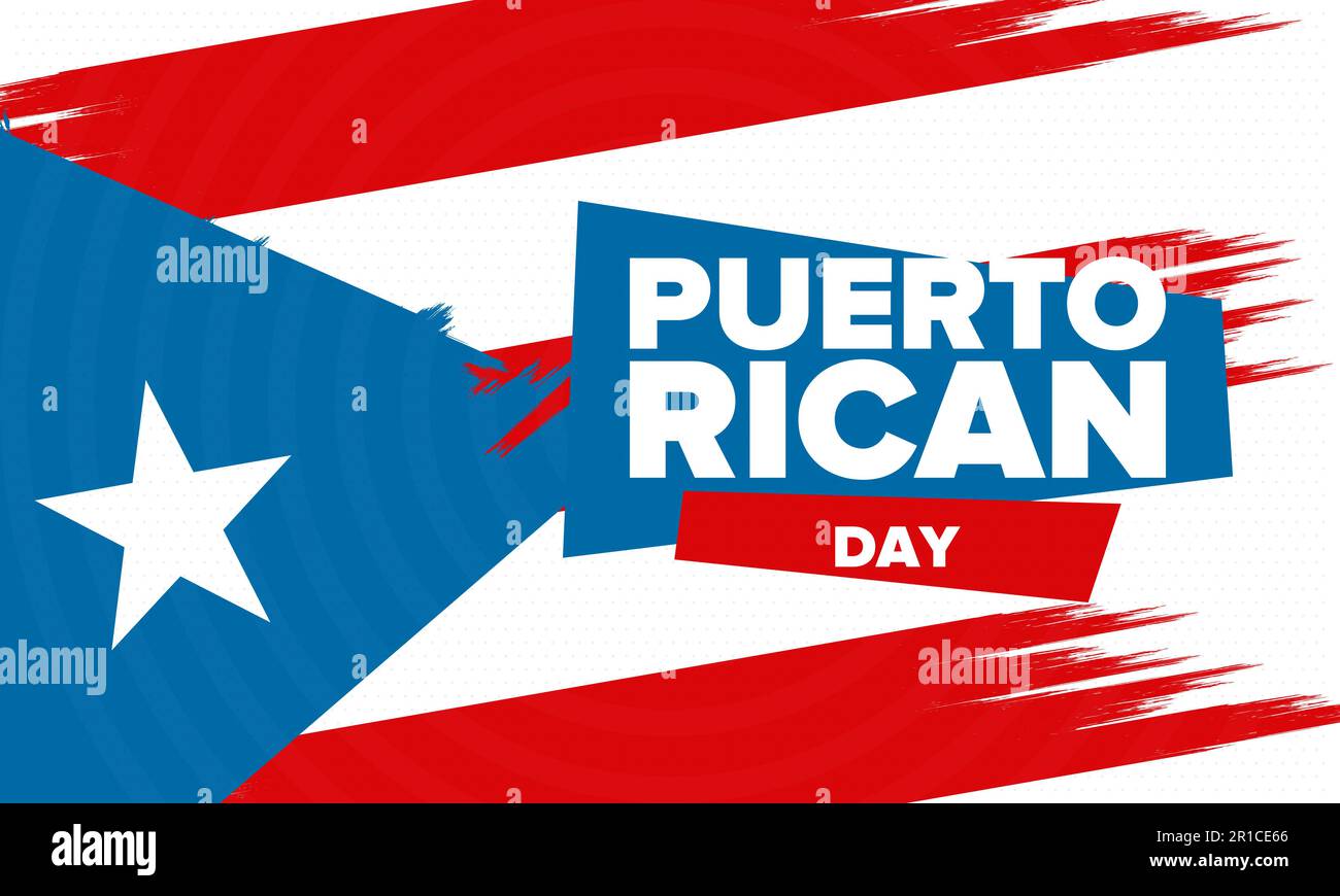 Puerto Rican Day. National happy holiday. Festival and parade in honor ...