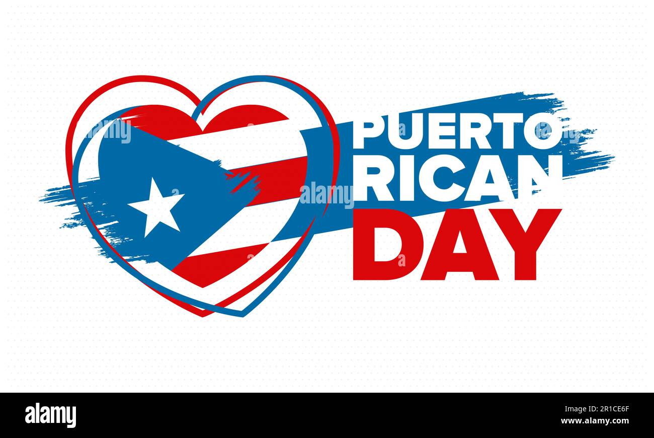 Puerto Rican Day. National happy holiday. Festival and parade in honor ...