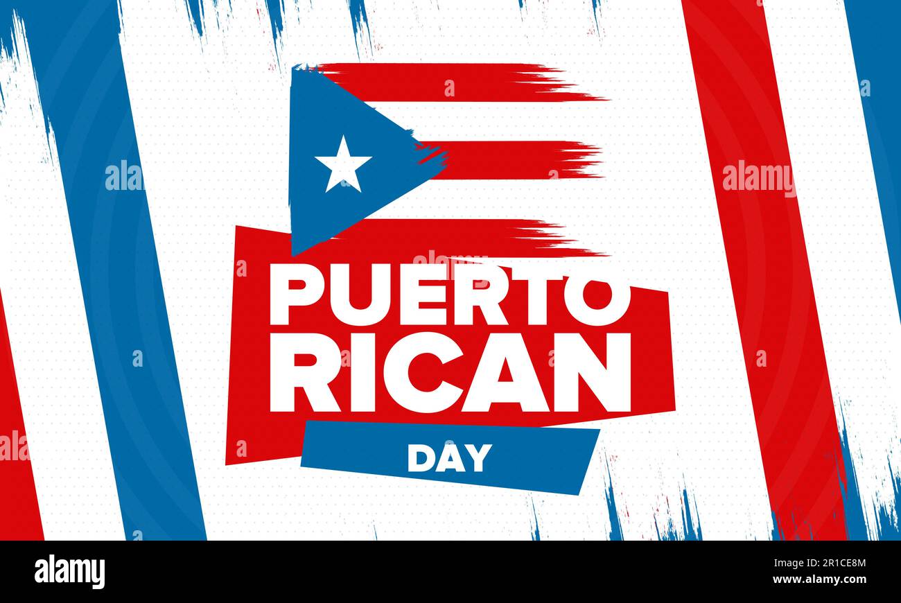 Puerto Rican Day. National happy holiday. Festival and parade in honor ...