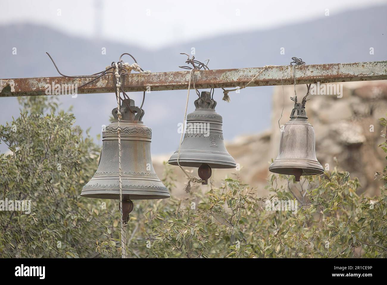 The bells of heaven go ting-a-ling Stock Photo - Alamy