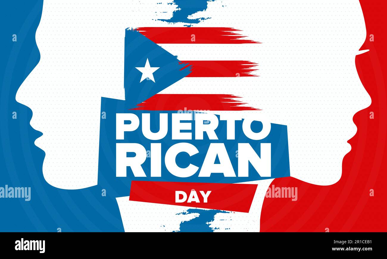 Puerto Rican Day. National happy holiday. Festival and parade in honor ...