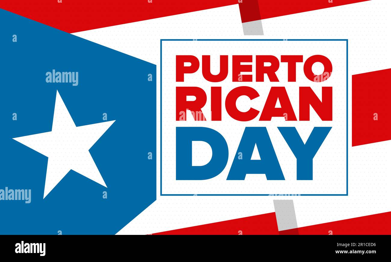 Puerto Rican Day. National happy holiday. Festival and parade in honor ...