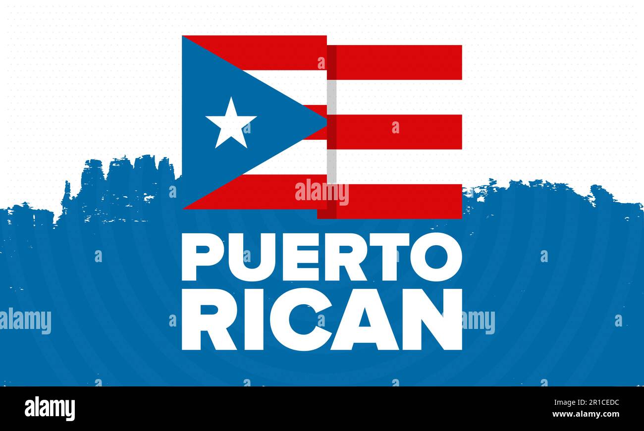 Puerto Rican Day. National happy holiday. Festival and parade in honor ...