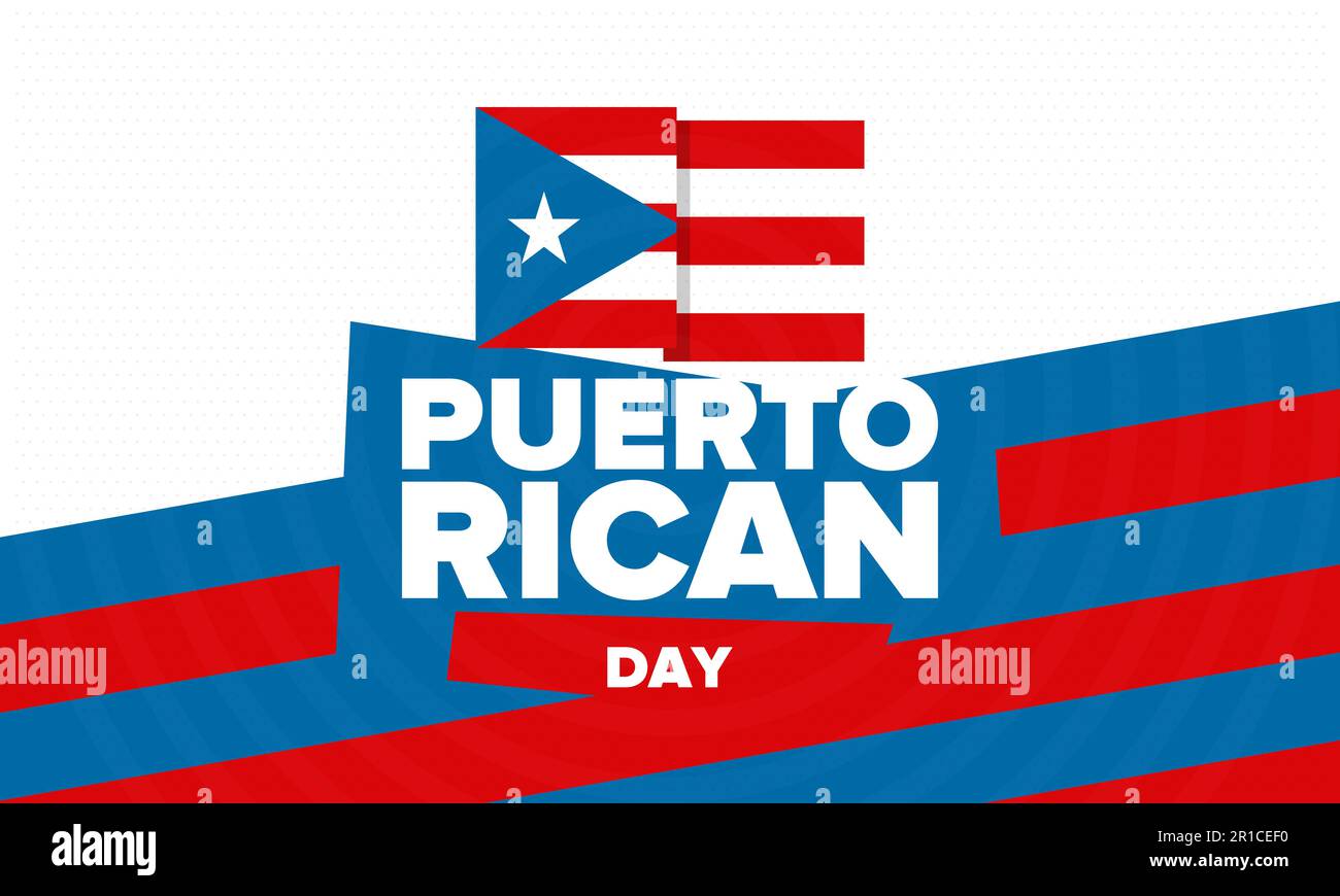Puerto Rican Day. National happy holiday. Festival and parade in honor ...