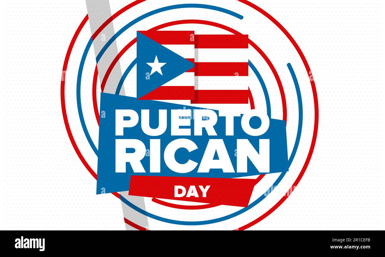 Puerto Rican Day. National happy holiday. Festival and parade in honor ...