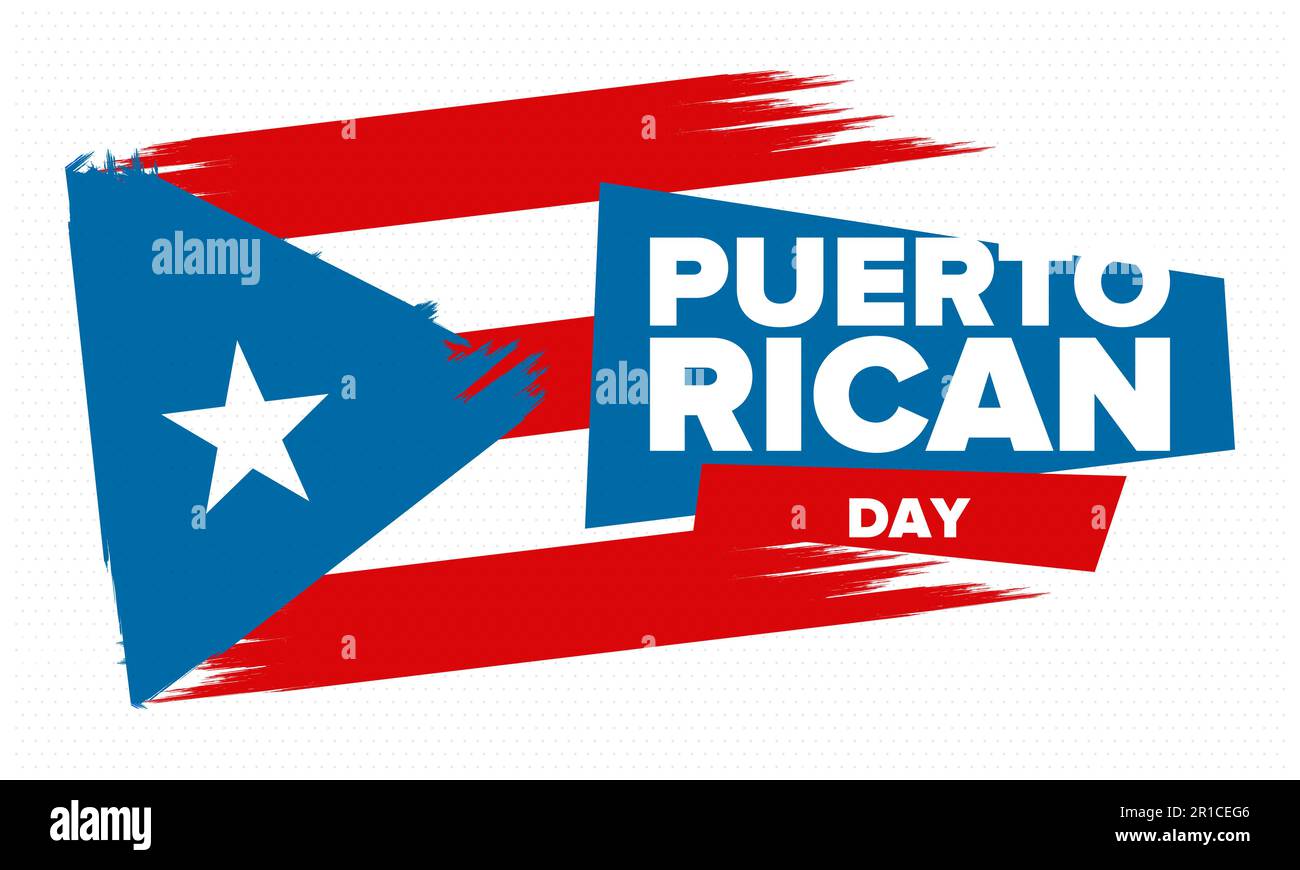 Puerto Rican Day. National happy holiday. Festival and parade in honor ...