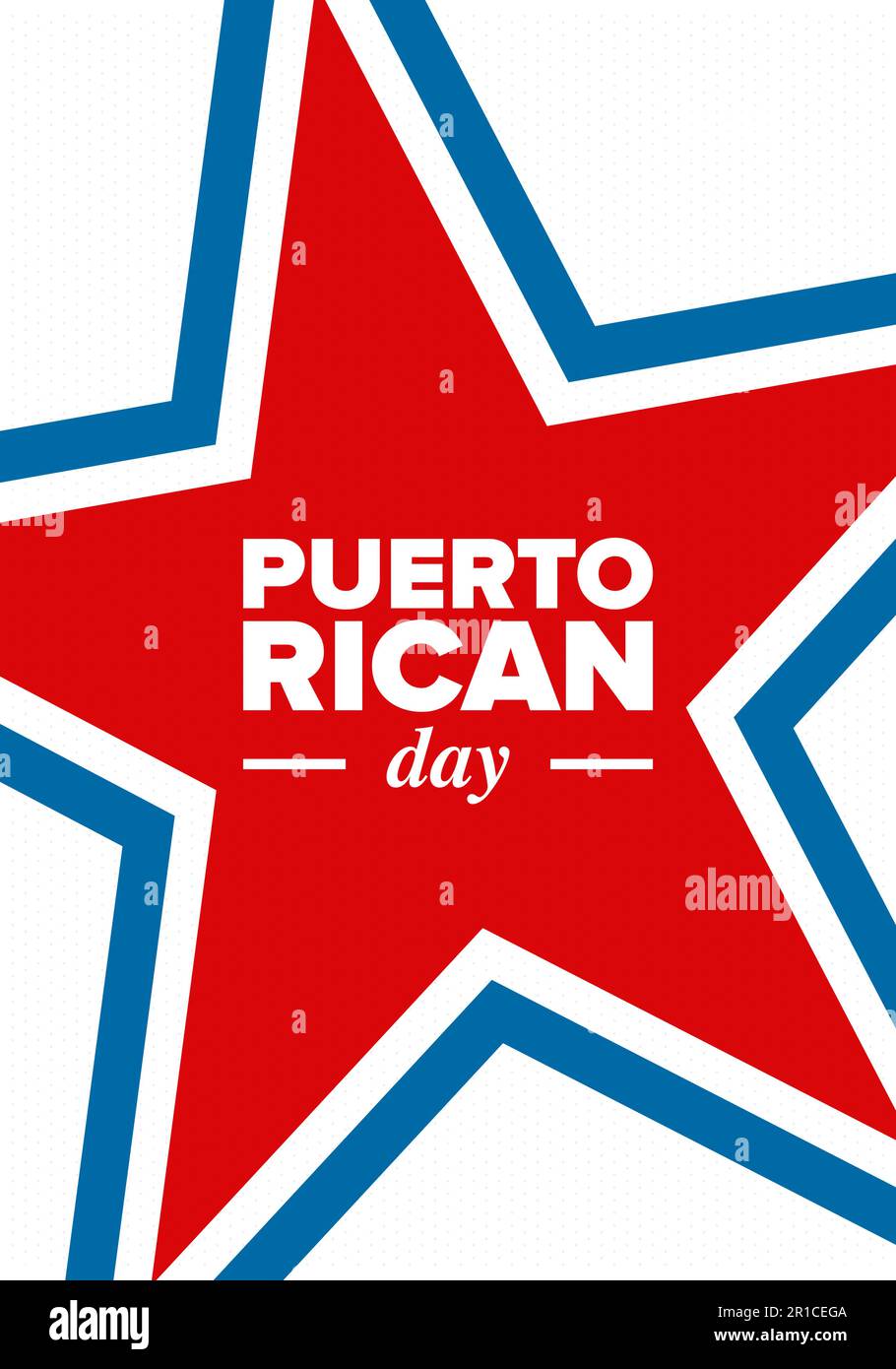 Puerto Rican Day. National happy holiday. Festival and parade in honor ...