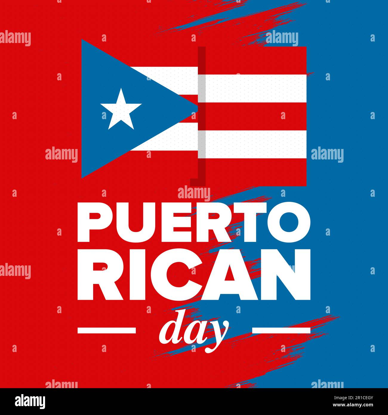Puerto Rican Day. National happy holiday. Festival and parade in honor ...