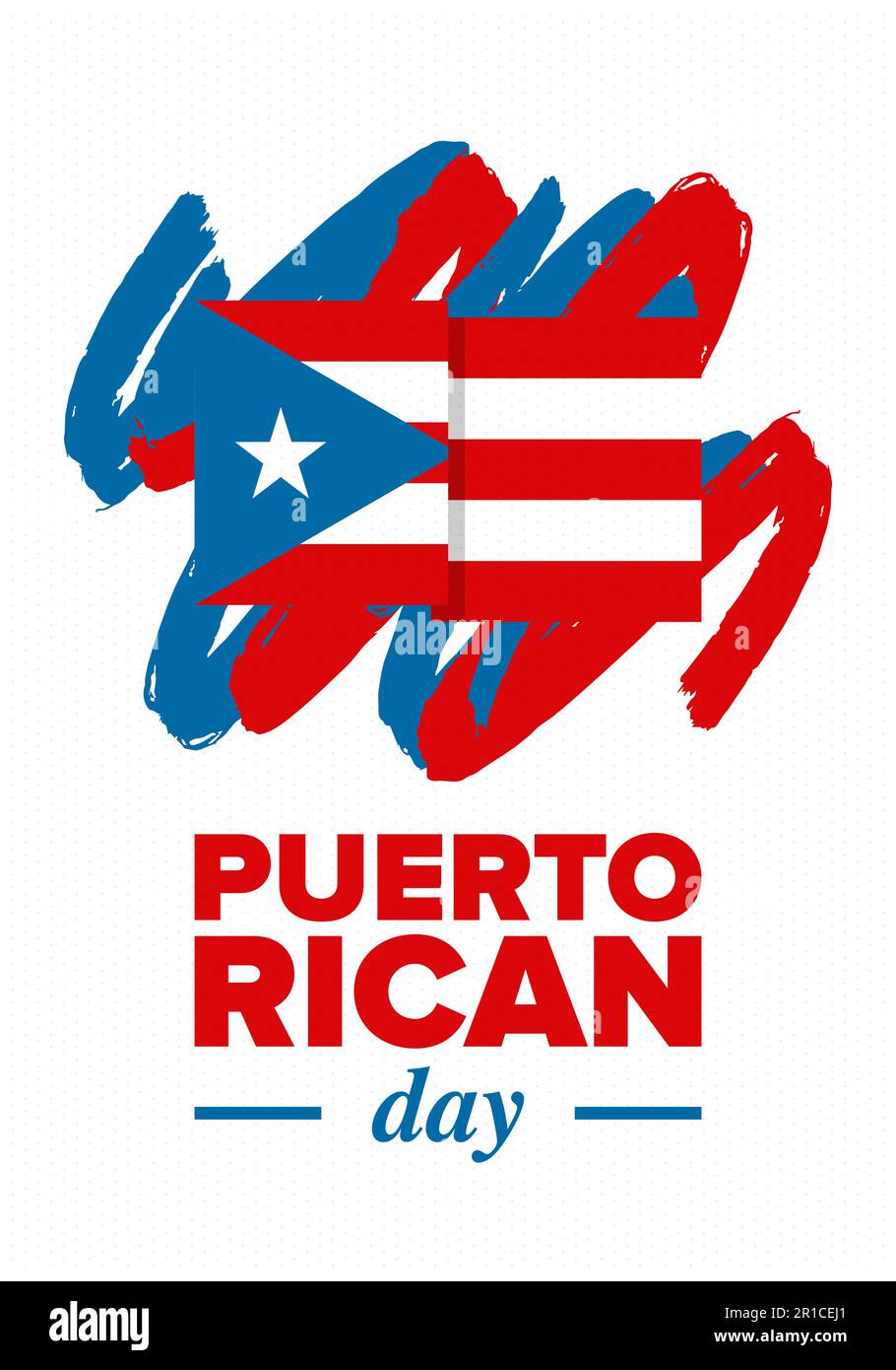 Puerto Rican Day. National happy holiday. Festival and parade in honor ...
