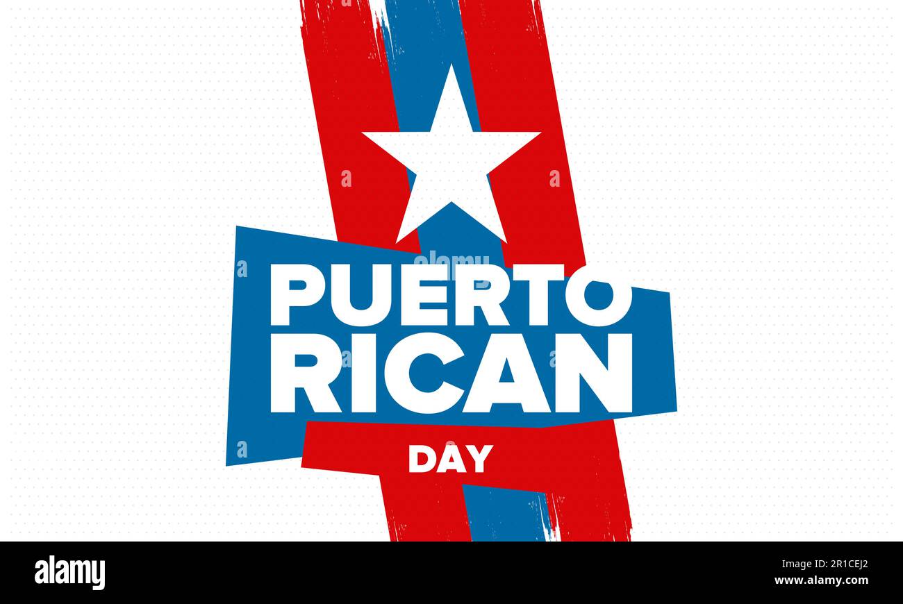 Puerto Rican Day. National happy holiday. Festival and parade in honor ...