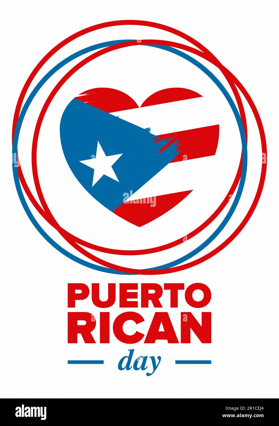 Puerto Rican Day. National happy holiday. Festival and parade in honor ...