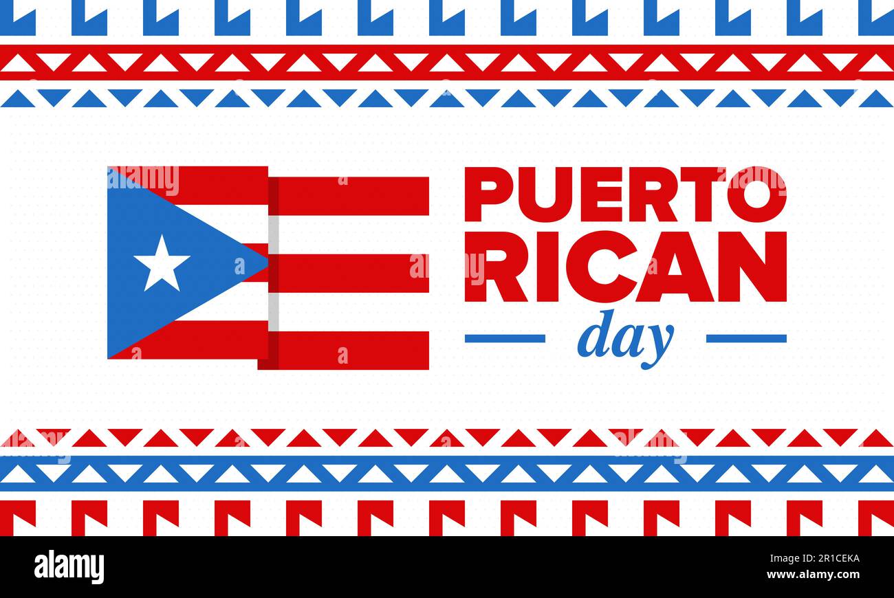 Puerto Rican Day. National happy holiday. Festival and parade in honor ...