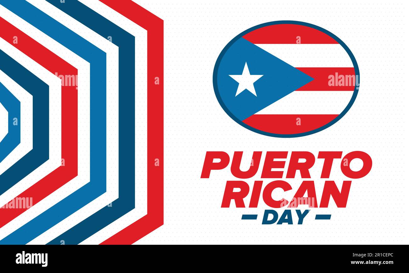 Puerto Rican Day. National happy holiday. Festival and parade in honor ...