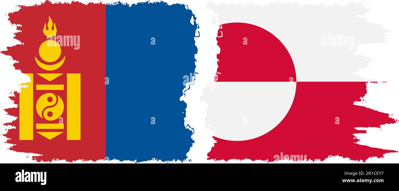 Greenland and Mongolia grunge flags connection, vector Stock Vector ... Greenland and Mongolia grunge flags connection, vector Stock Vector ...